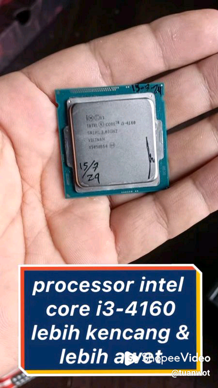 Processor intel core i3 4160 | Shopee Video Indonesia