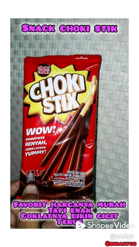 Snack Choki Stik. | Shopee Video Indonesia