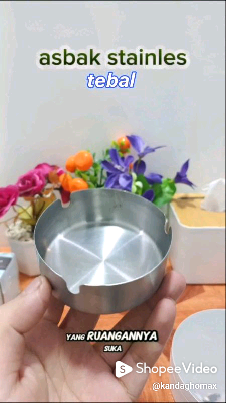 asbak stainless ala cafe | Shopee Video Indonesia