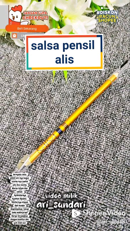 salsa pensil alis | Shopee Video Indonesia