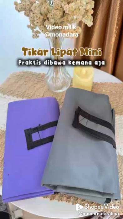 Tikar Lipat Mini | Shopee Video Indonesia