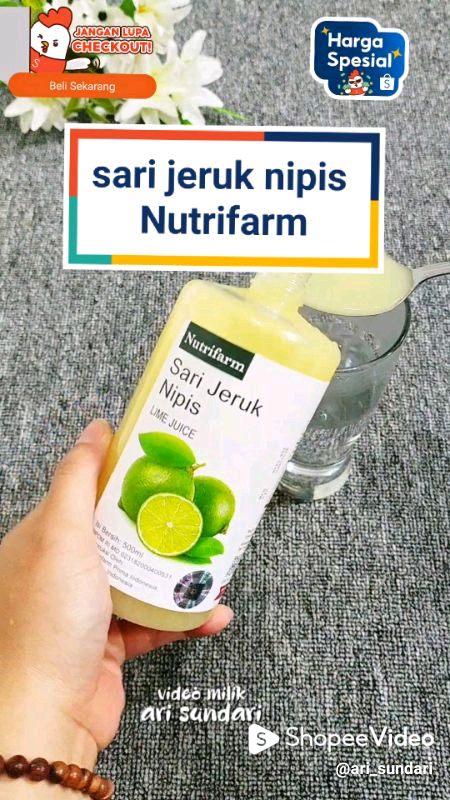 sari jeruk nipis nutrifarm | Shopee Video Indonesia